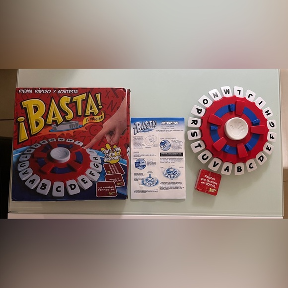 Toys | 225 Basta Juego De Mesa Espaol Word Game Fast Paced Family Board ...